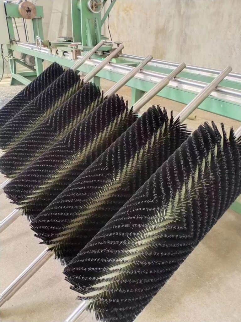 Carbon Wire Roller Circular Wire Wheel Polishing Brush - Brushcustom