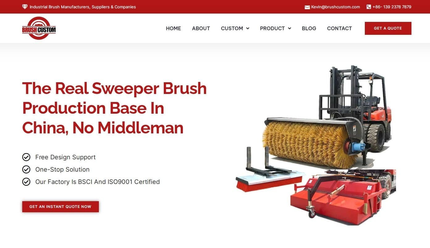 Top 5 Best Road Sweeper Brush Manufacturers in the World - Brushcustom
